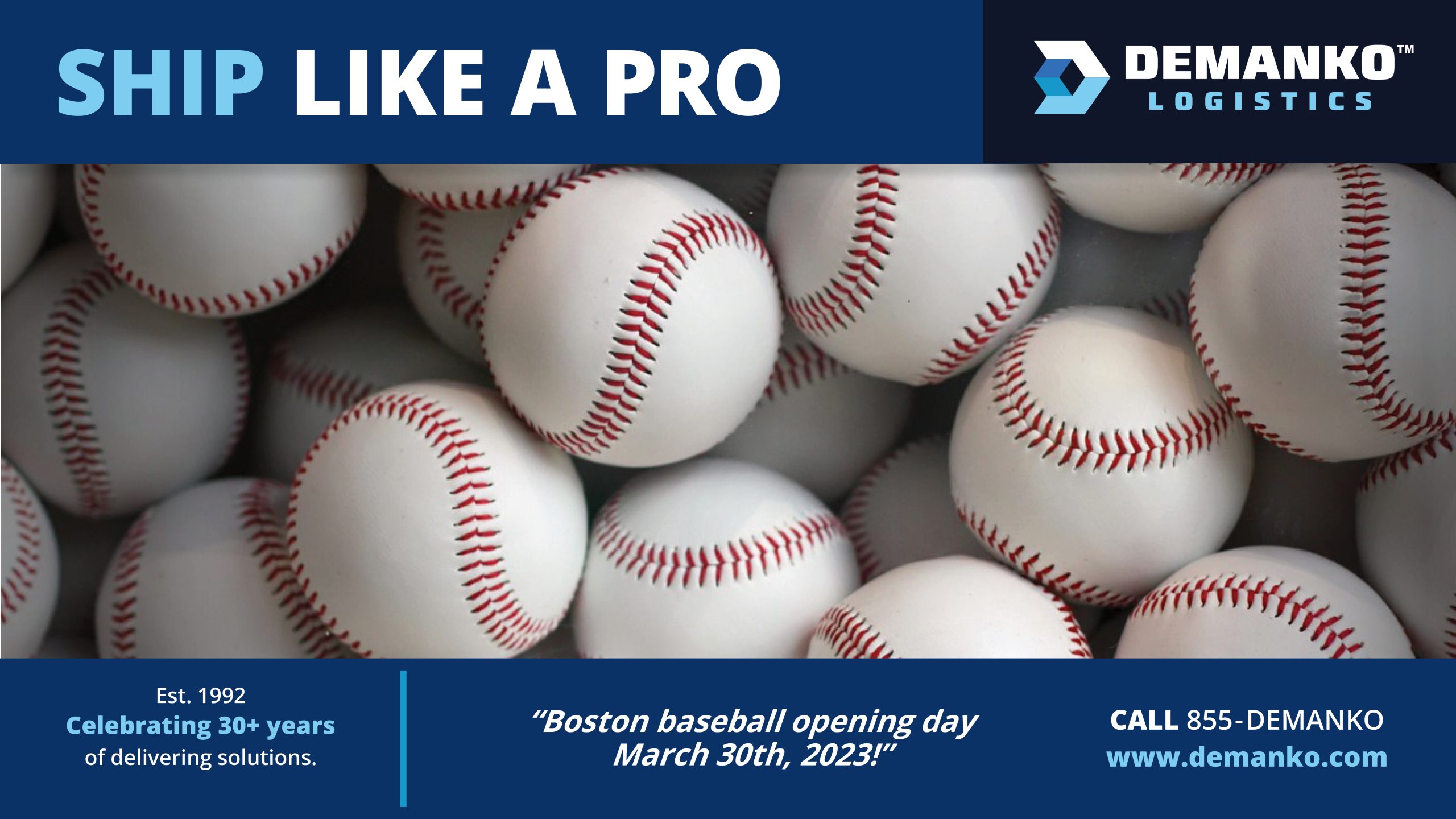 BOSTON BASEBALL OPENING DAY! - Demanko Logistics