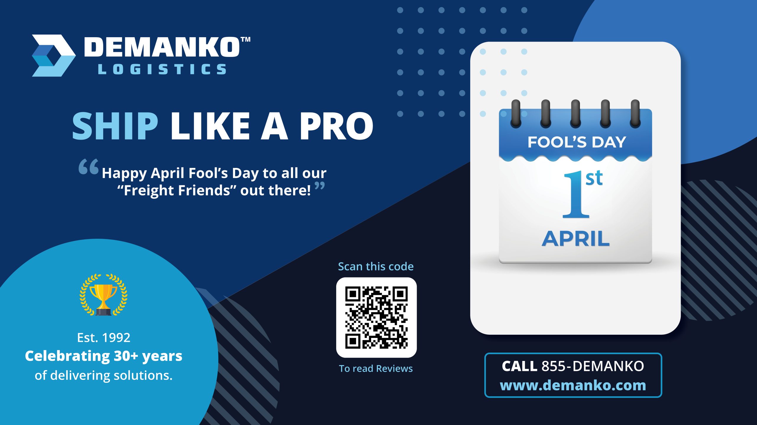 APRIL FOOLS DAY 2023! - Demanko Logistics