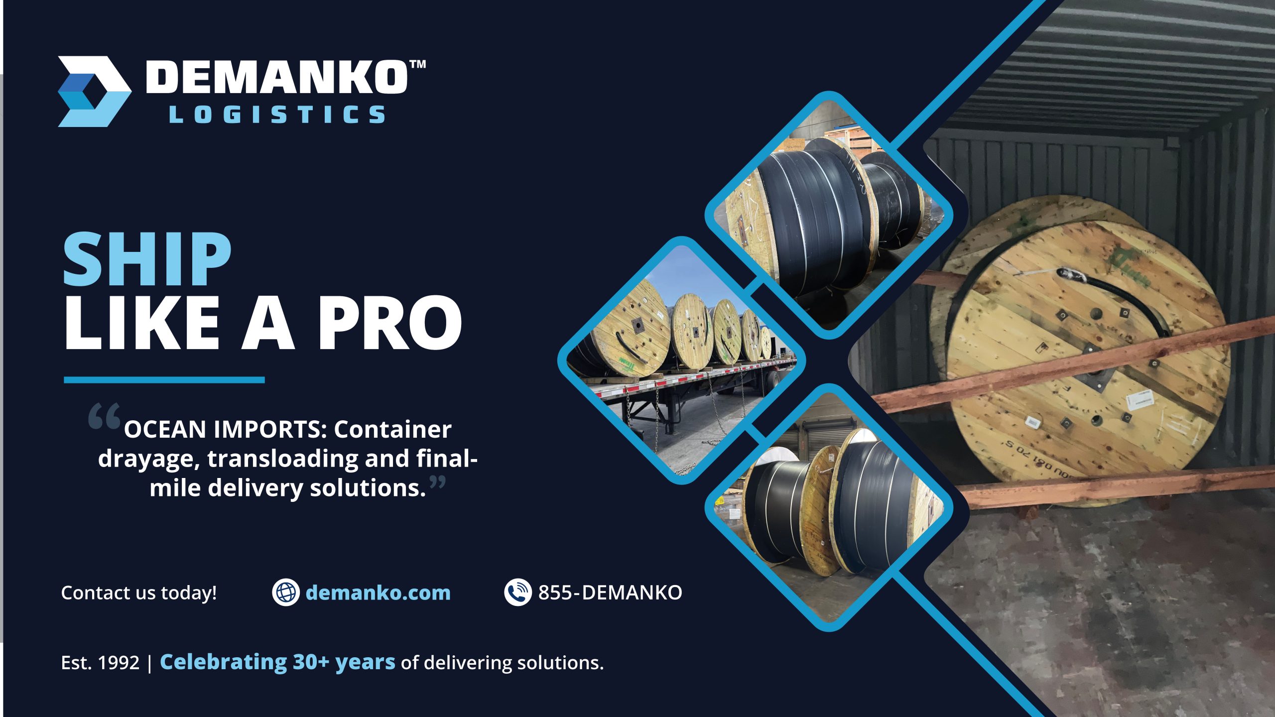 TRANSLOADING OCEAN IMPORTS - Demanko Logistics