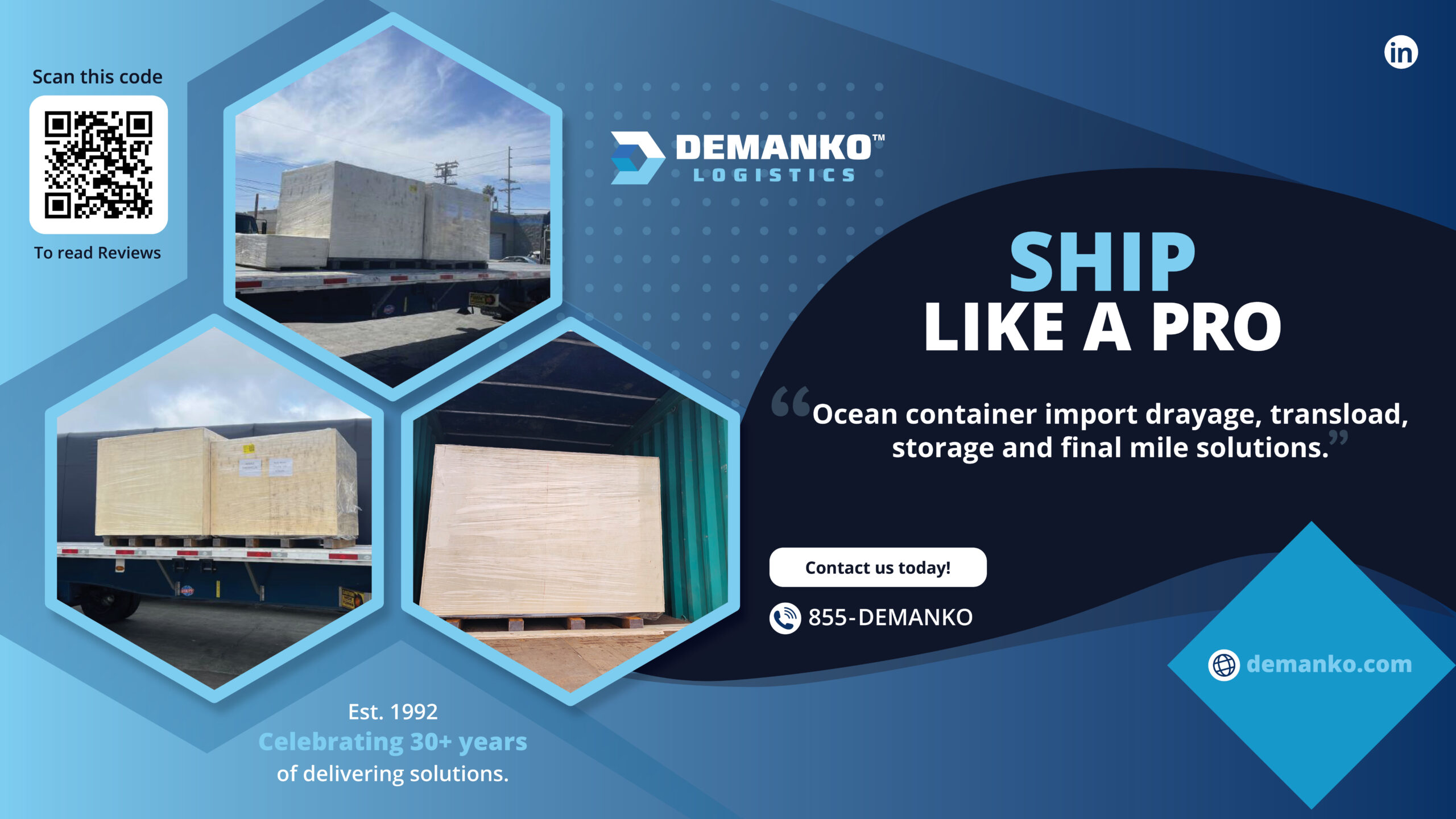 LONG BEACH, CA IMPORT DELIVERIES - Demanko Logistics