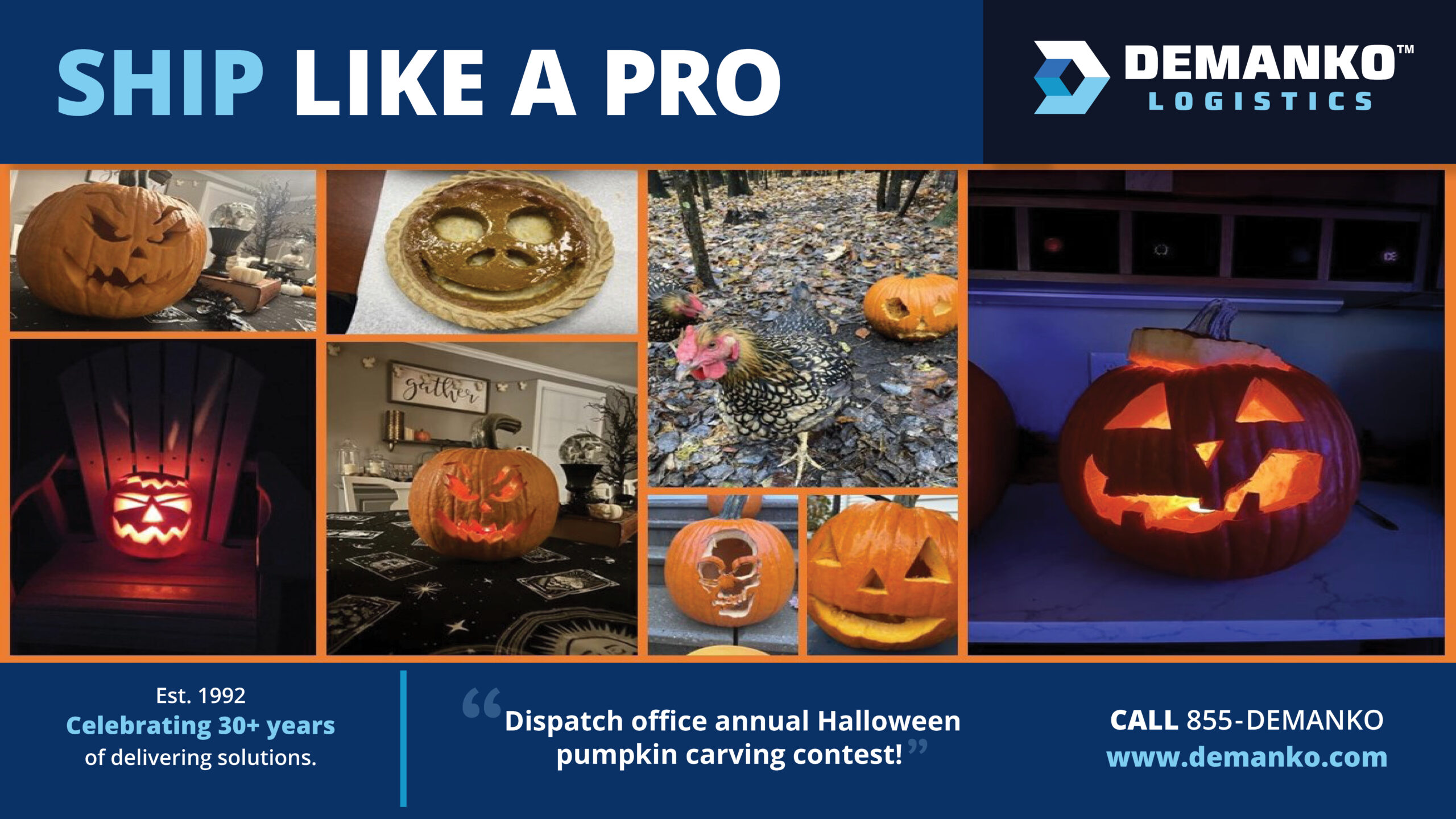 ANNUAL PUMPKIN CARVING CONTEST! - Demanko Logistics